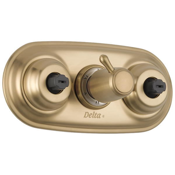 Jetted Module Diverter Trim in Champagne Bronze T18037-CZXO | Delta Faucet