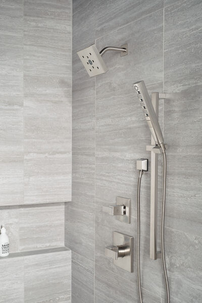 Square Wall Elbow for Hand Shower in Lumicoat Stainless 50570-SS-PR ...