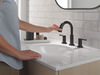 Two Handle Widespread Pull-Down Bathroom Faucet in Matte Black 35749LF ...