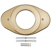 Shower Renovation Cover Plate in Champagne Bronze RP29827CZ | Delta Faucet