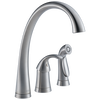 Single Handle Kitchen Faucet with Spray in Arctic Stainless 4380-AR-DST ...