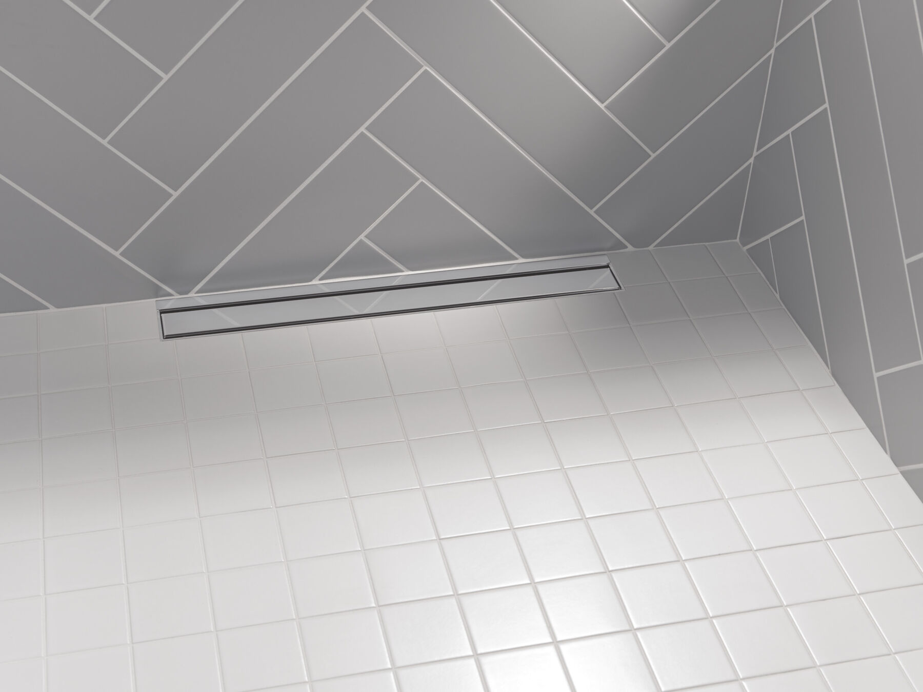 24" Reversible Linear Shower Drain Trim in Chrome DT0732413 | Delta Faucet