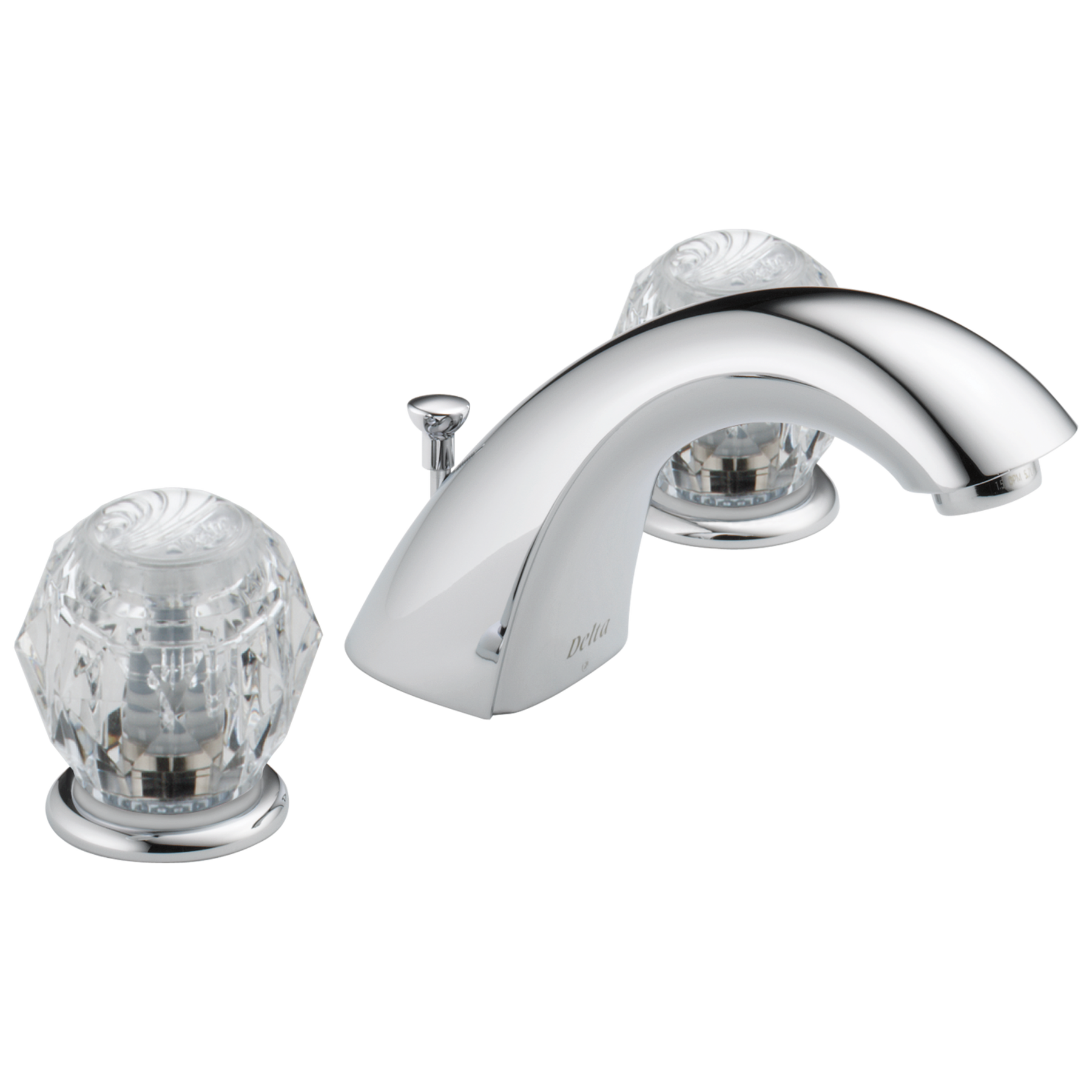 Two Handle Widespread Bathroom Faucet in Chrome 3544LF-WFMPU | Delta Faucet