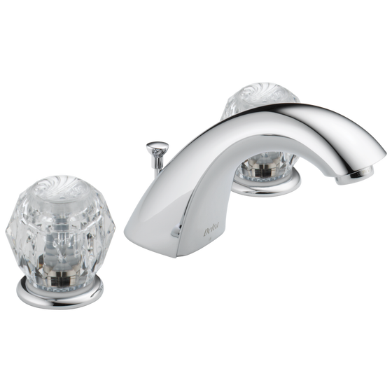 Two Handle Widespread Bathroom Faucet in Chrome 3544LF-WFMPU | Delta Faucet