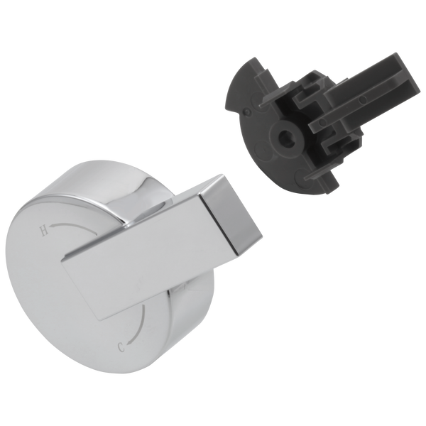 Temperature Knob & Cover - 17 Series in Chrome RP62956 | Delta Faucet