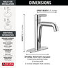 Single Handle Bathroom Faucet in Chrome 15849LF | Delta Faucet