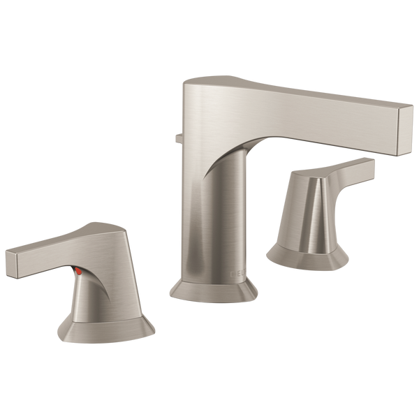 Two Handle Widespread Bathroom Faucet in Stainless 3574-SSMPU-DST | Delta Faucet