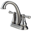 Two Handle Centerset Lavatory Faucet in Stainless 25901-SS | Delta Faucet