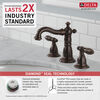 Two Handle Widespread Bathroom Faucet in Venetian Bronze 35955-RB-DST ...