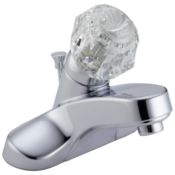 Single Handle Centerset Lavatory Faucet in Chrome 522 | Delta Faucet