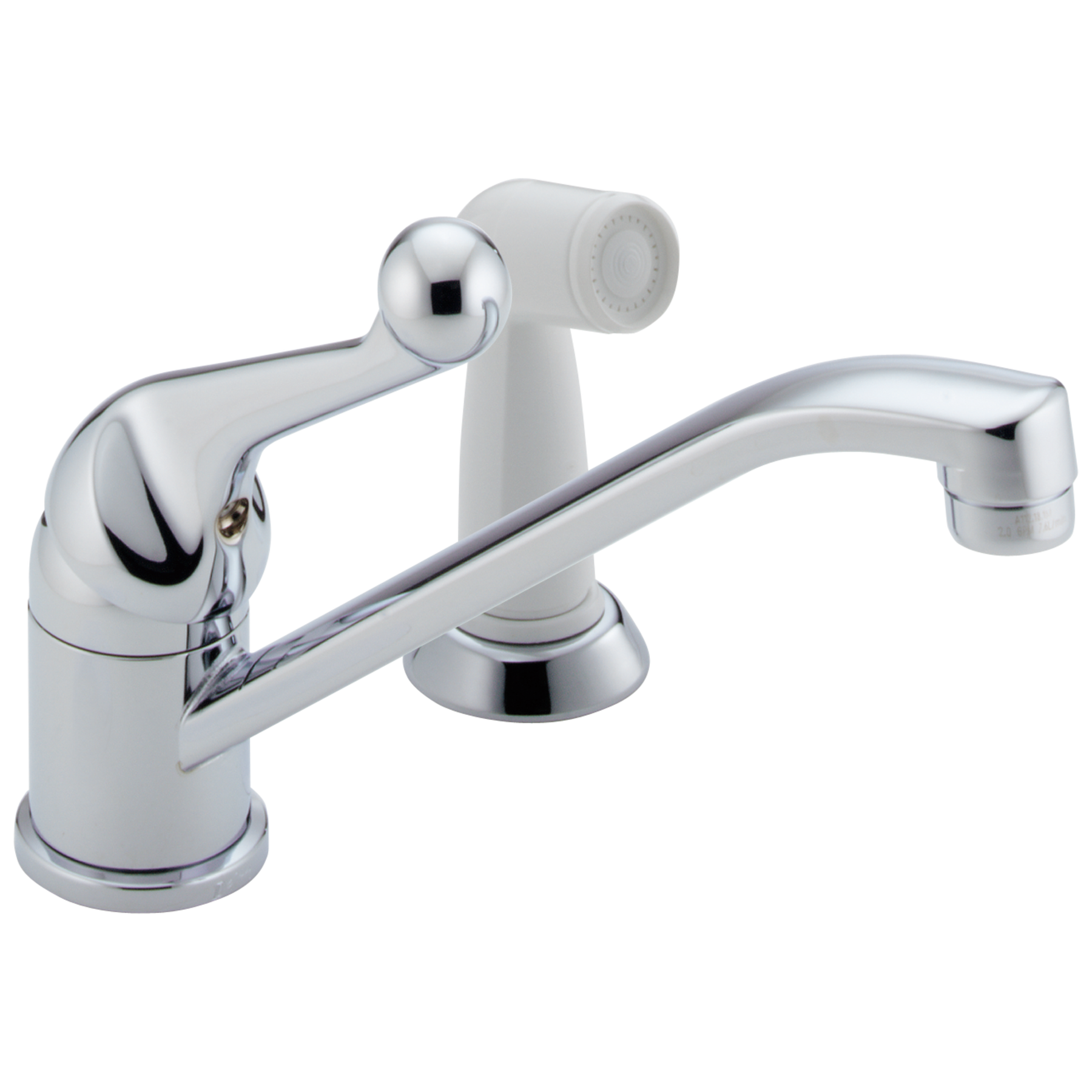 Single Handle Kitchen Faucet with Spray in Chrome 175-WF | Delta Faucet