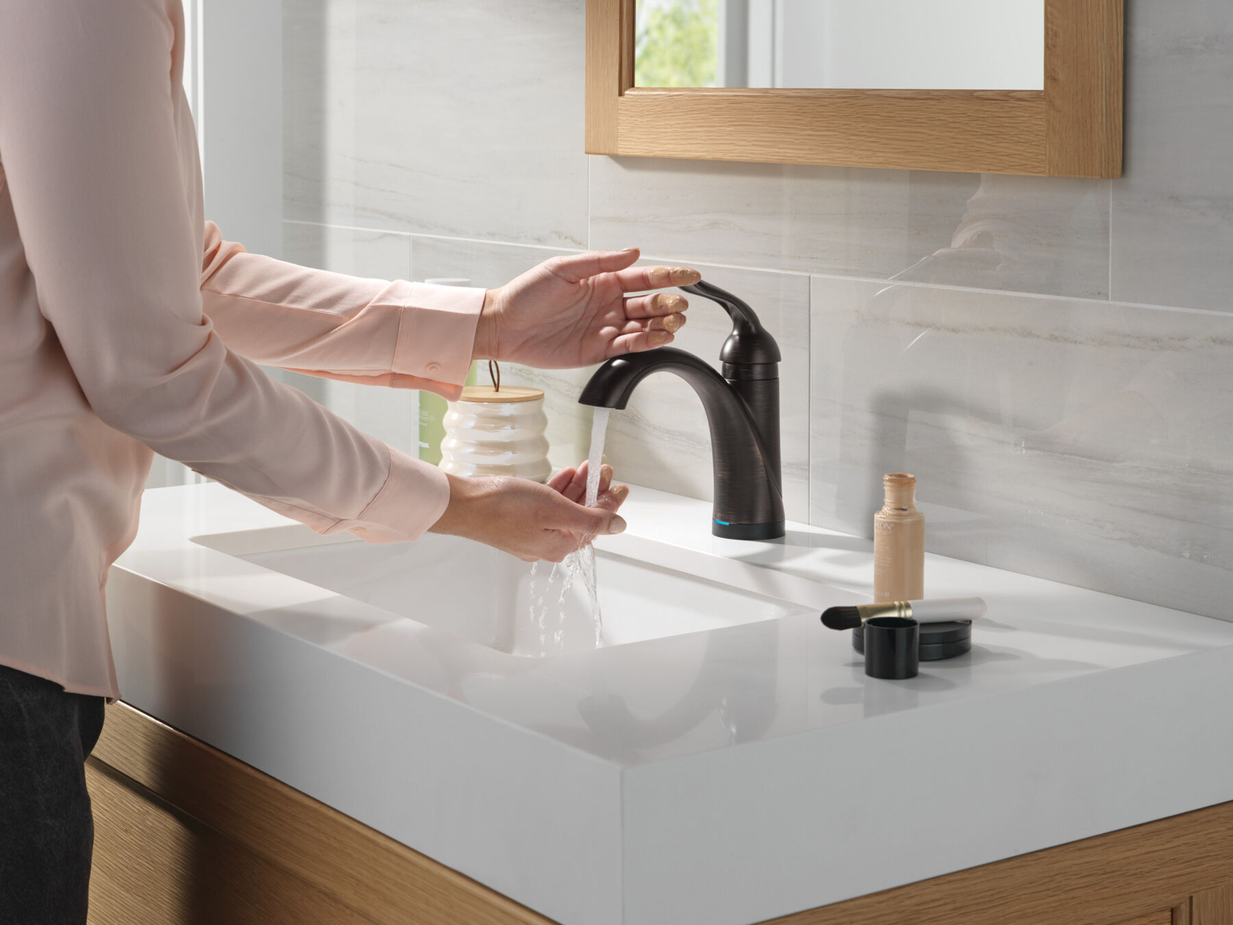 Touch2O® Bathroom Faucet with Touchless Technology in Venetian Bronze ...