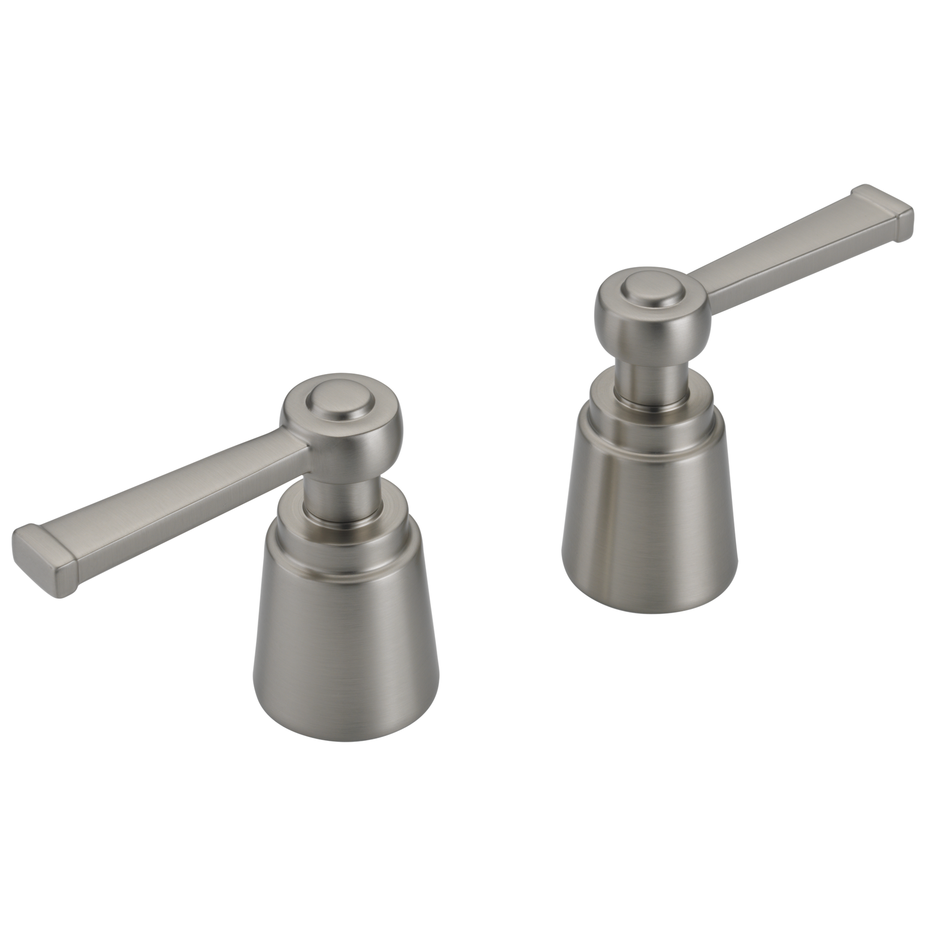 Metal Lever Handle Set in Spotshield Brushed Nickel RP84404SP | Delta ...