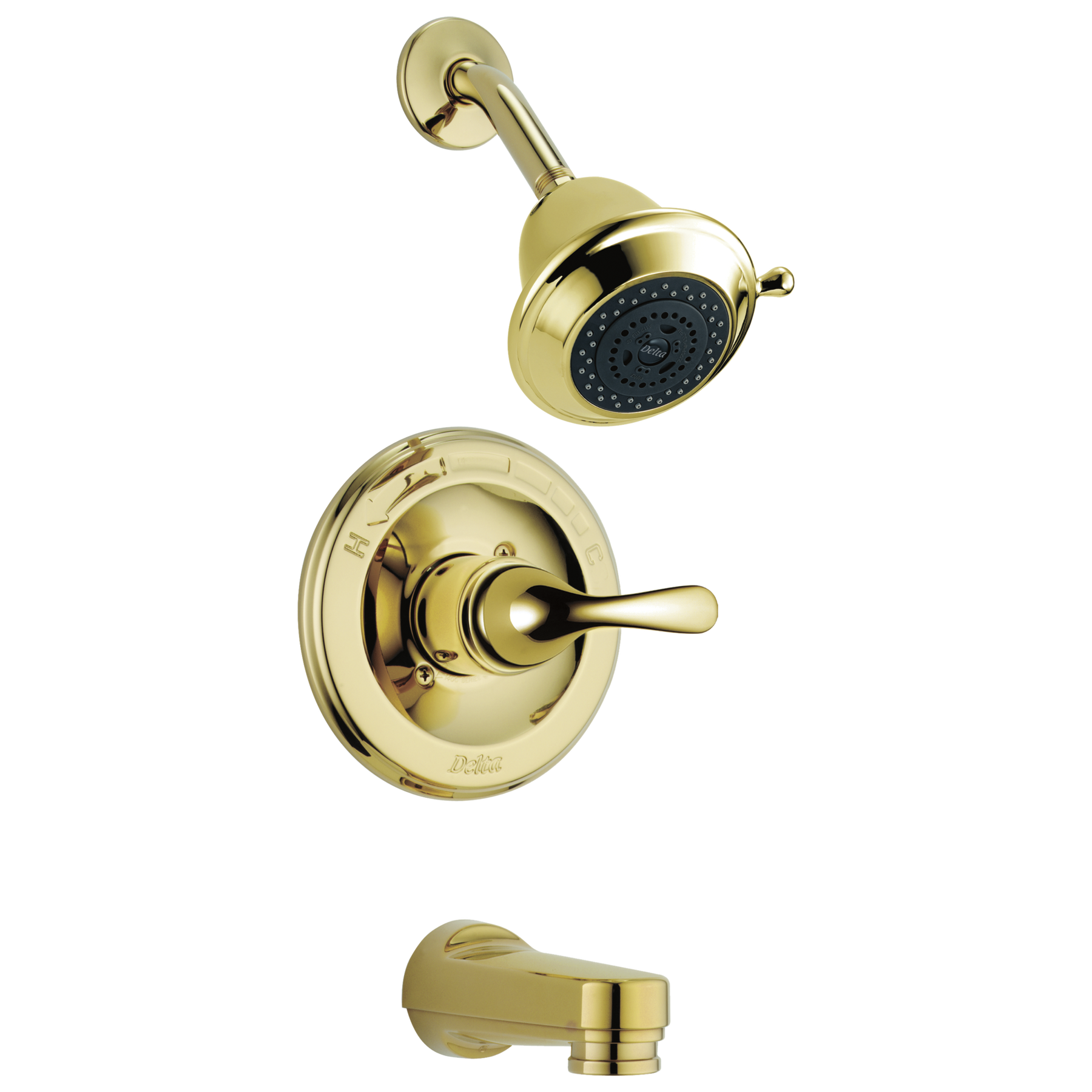 Monitor® 13 Series Tub & Shower Trim in Polished Brass T13420-PBSHCPD ...