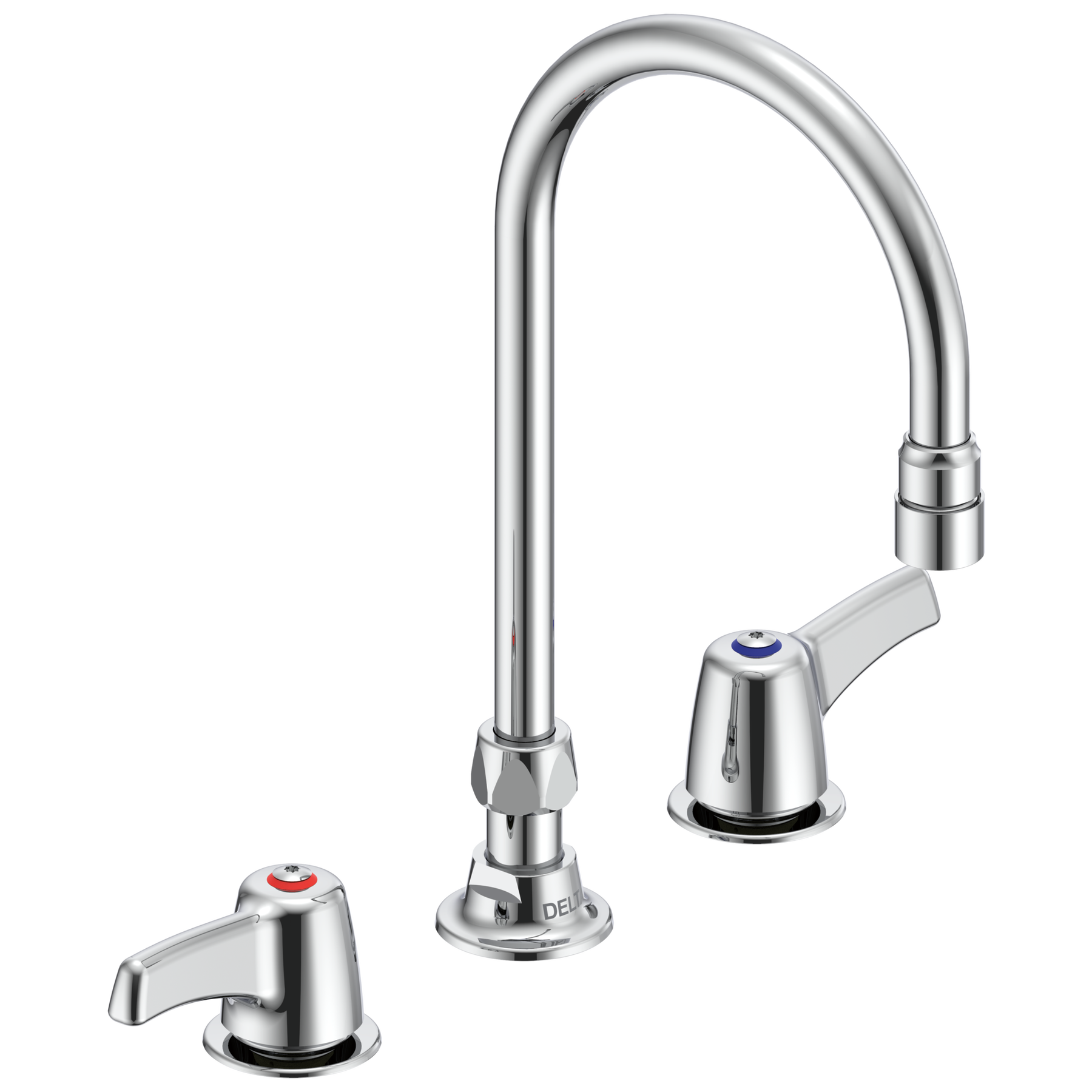 Two Handle 8 In Below Deck-Mount Faucet in Chrome 27C2943 | Delta Faucet
