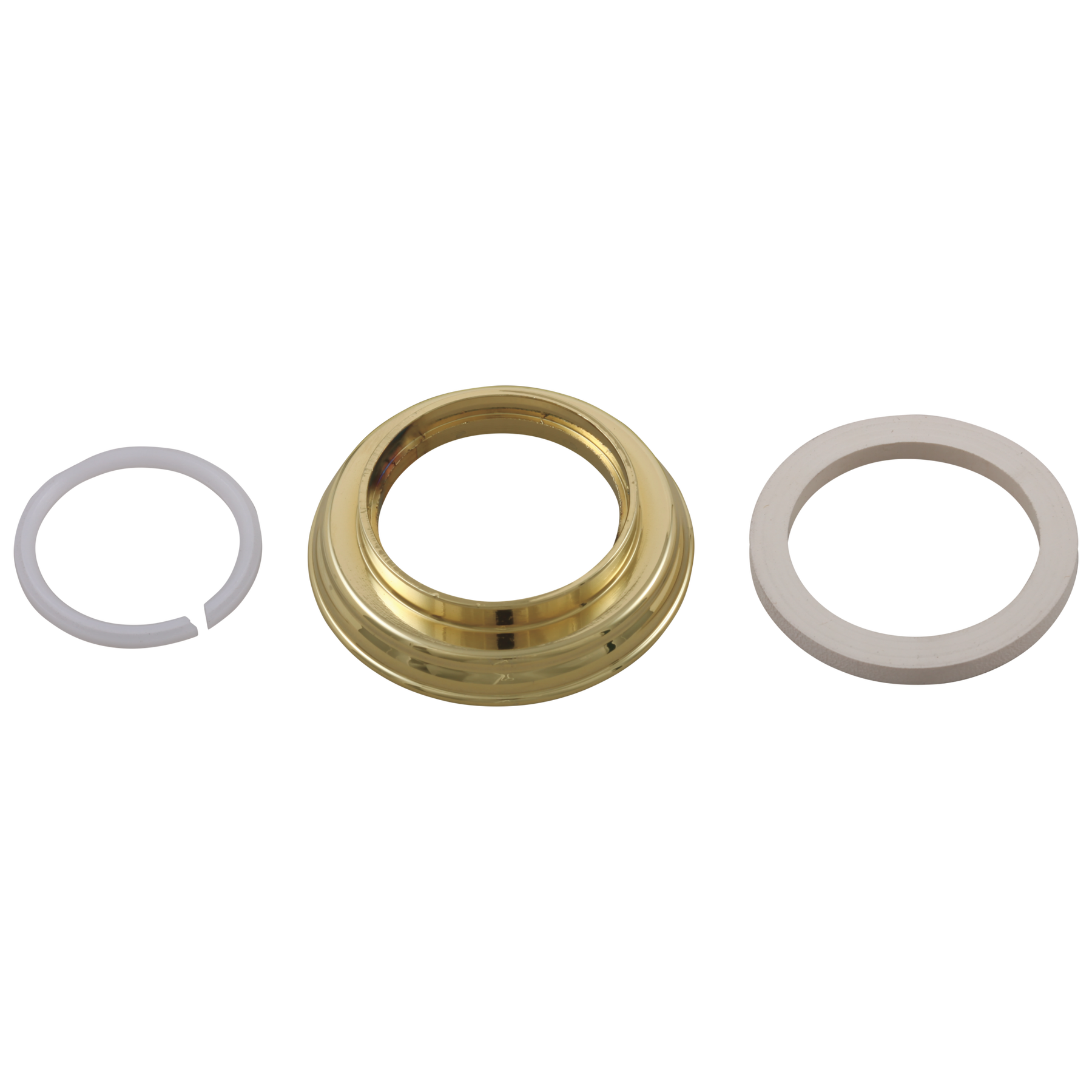 Handle Base, Snap Ring & Gasket in Polished Brass RP26146PB | Delta Faucet
