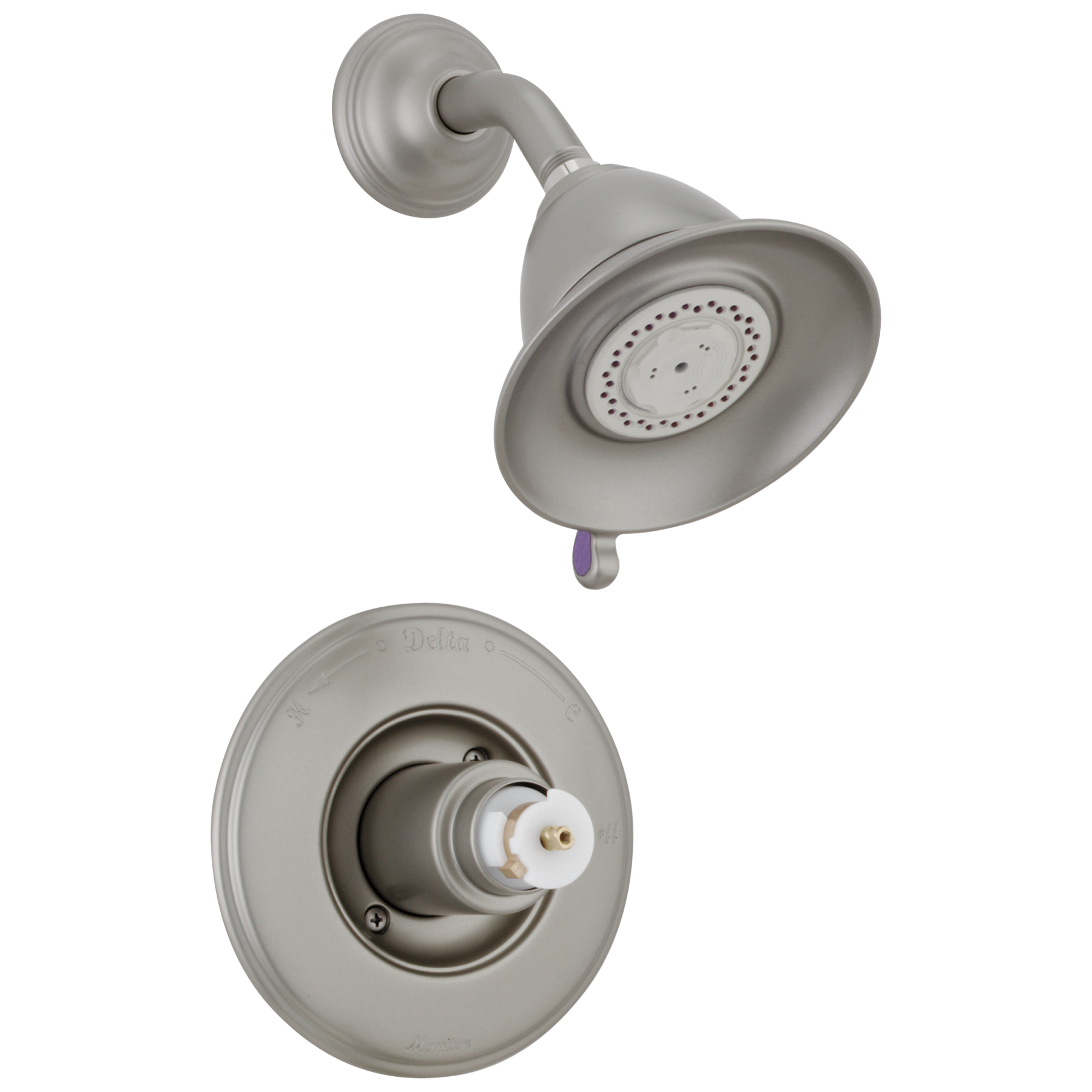 Monitor(R) Shower Faucet in Pearl Nickel 1425-NNLHP | Delta Faucet
