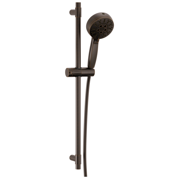 7-Setting Slide Bar Hand Shower with Cleaning Spray in Venetian Bronze ...