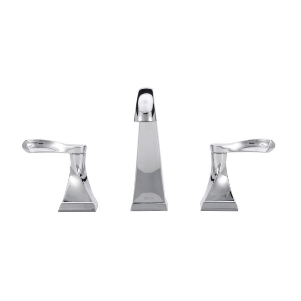 Two Handle Widespread Bathroom Faucet in Chrome 35741-DST | Delta Faucet