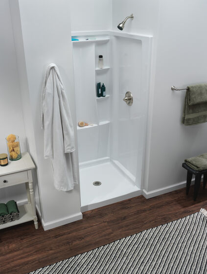 Classic 500 Shower Base 36"x36" in High Gloss White B12135-3636-WH ...