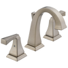 Two Handle Widespread Bathroom Faucet in Stainless 3551-SSMPU-DST | Delta Faucet
