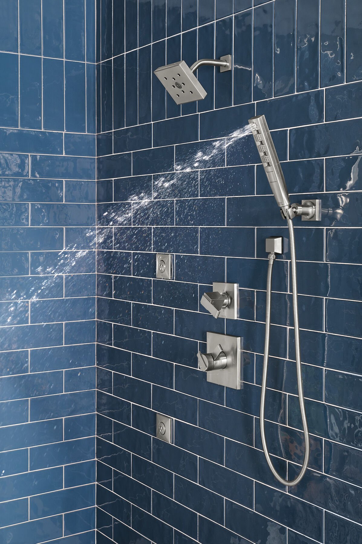 Square Wall Elbow for Hand Shower in Lumicoat® Stainless 50570-SS-PR ...