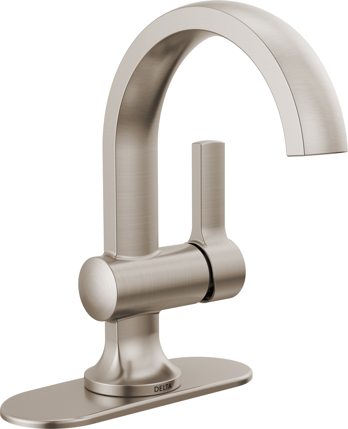 Single Handle Bathroom Faucet in Spotshield Brushed Nickel 15855LF-SP ...