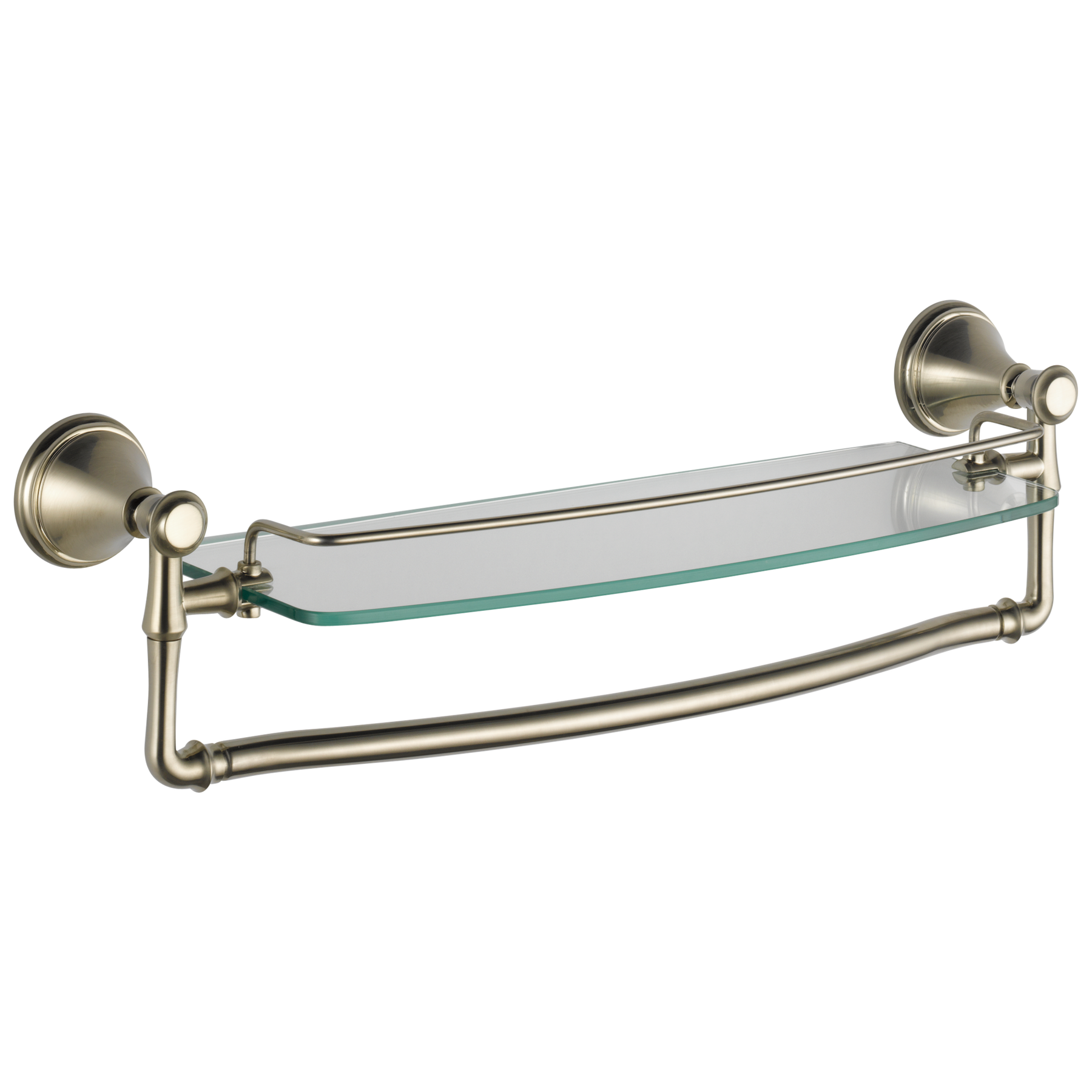 18" Glass Shelf with Removable Bar in Stainless 79710-SS | Delta Faucet