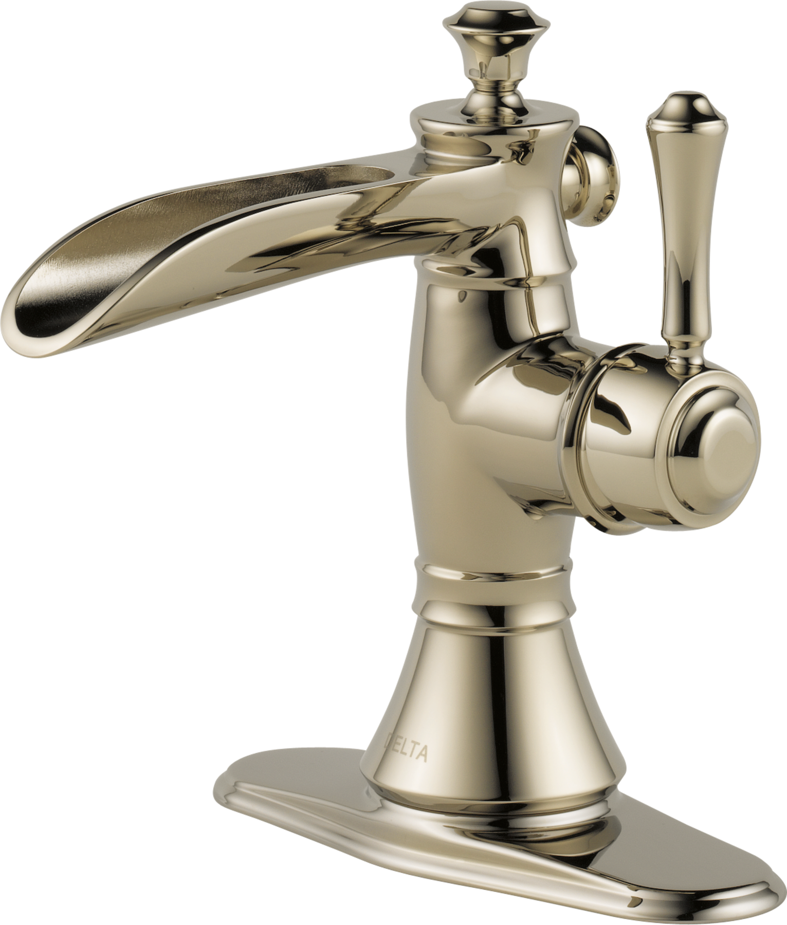 Single-Hole Channel Bathroom Faucet 1L (Recertified) in Polished Nickel ...