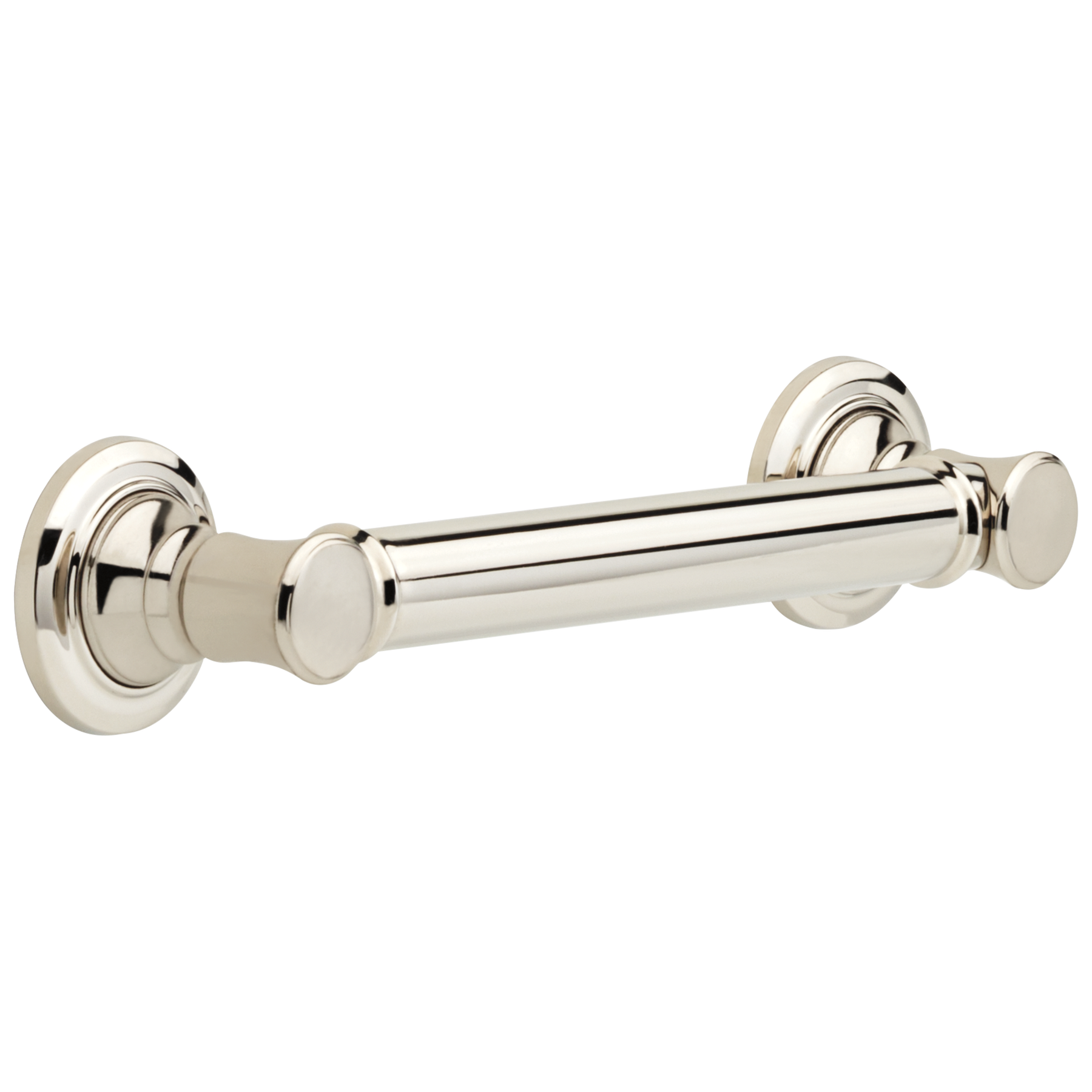 12" Traditional Decorative ADA Grab Bar in Polished Nickel 41612-PN | Delta Faucet