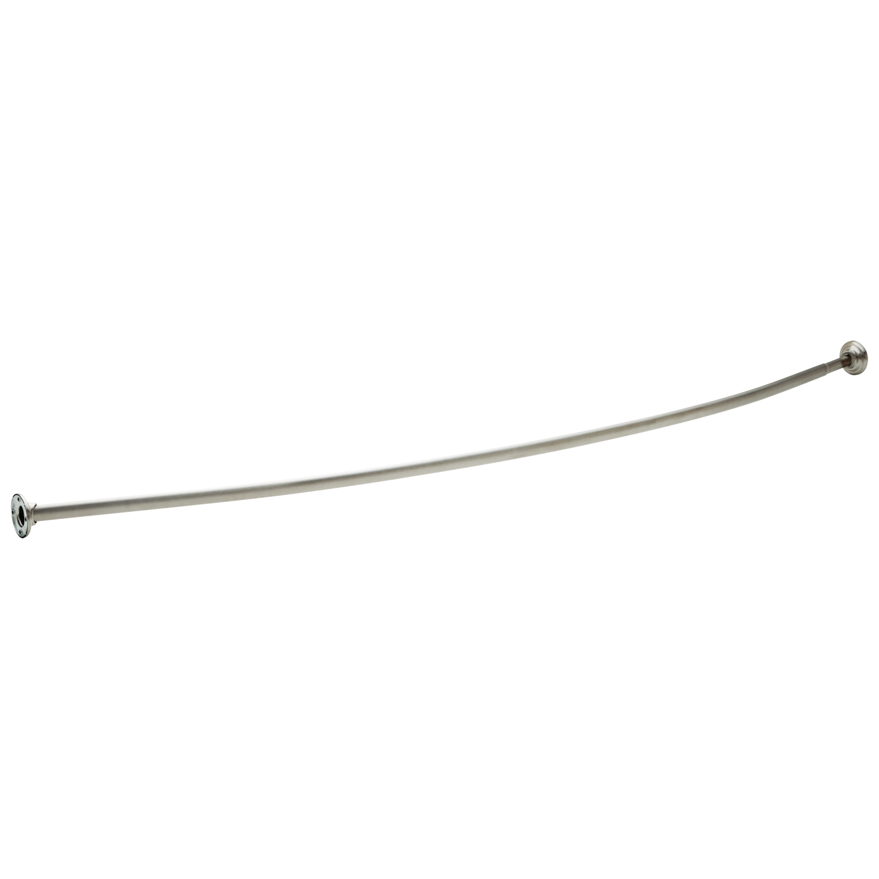 1" x 6' Curved Shower Rod with Brackets, 6" Bow in Chrome 42206 | Delta ...