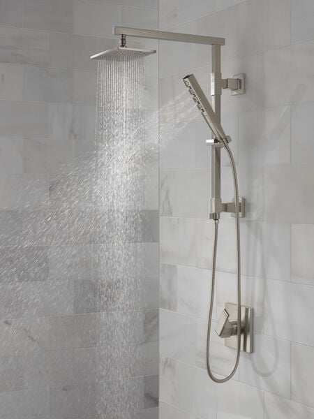 Emerge® 18" Angular Shower Column in Lumicoat® Stainless 58410-SS-PR ...