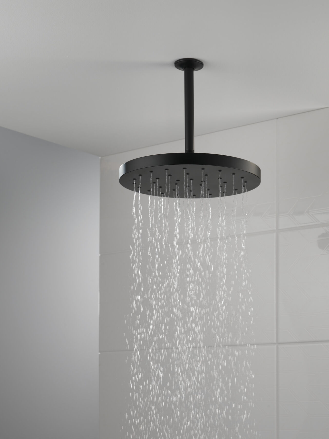 H2Okinetic® Ultrasoak® Shower Head (Recertified) in Matte Black 52160 ...