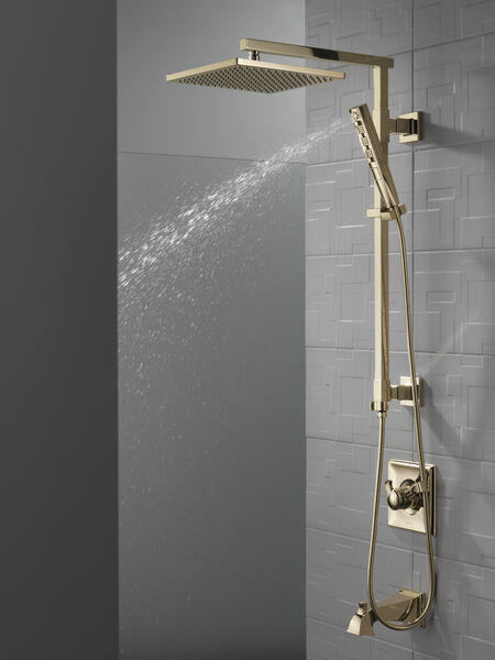 Shower Column 26" Angular in Polished Nickel 58420-PN | Delta Faucet
