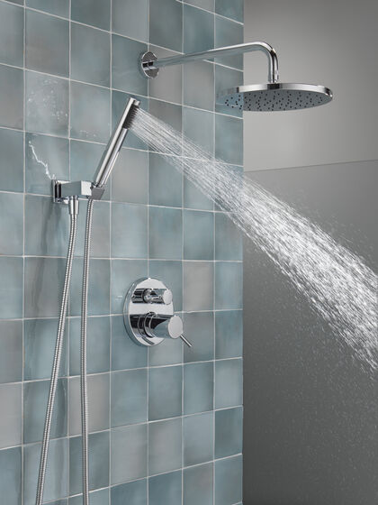 Monitor® 14 Series Shower with Raincan, Hand Shower & Rough Valve in ...
