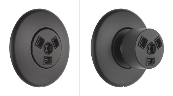 HydraChoice Body Spray Trim Round (Recertified) in Matte Black T50010 ...