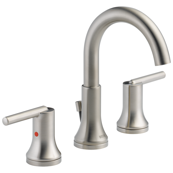 Two Handle Widespread Bathroom Faucet (Recertified) in Stainless 3559-SSMPU-DST-R | Delta Faucet