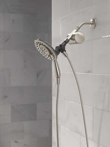 Shower Filter Attachment with 4-Setting In2ition® in Spotshield Brushed ...