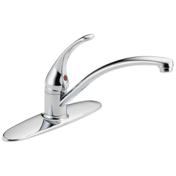 Single Handle Kitchen Faucet (Recertified) in Chrome 140-DST-R | Delta ...