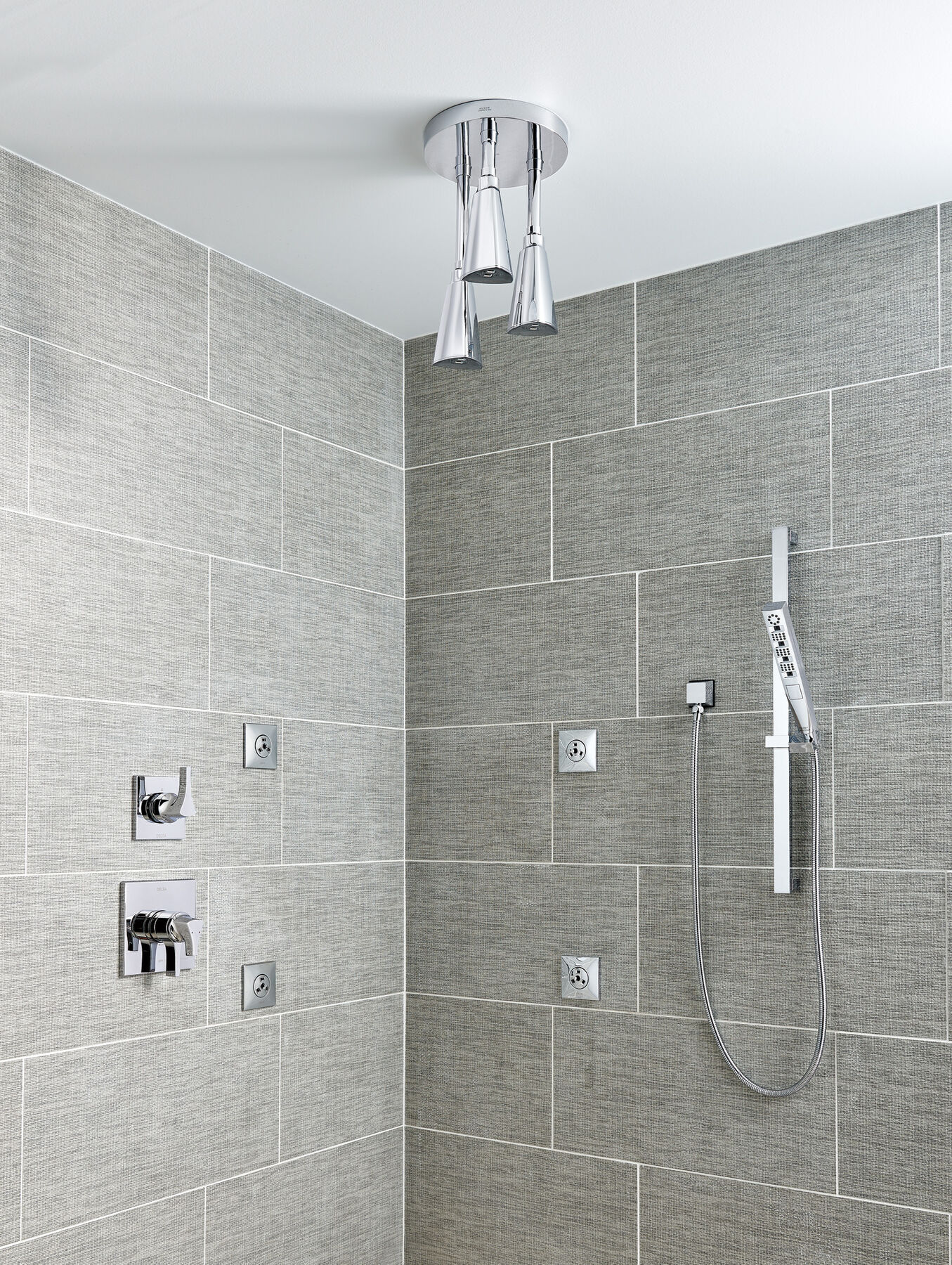 HydraChoice® Square Body Spray Trim in Chrome T50210 | Delta Faucet