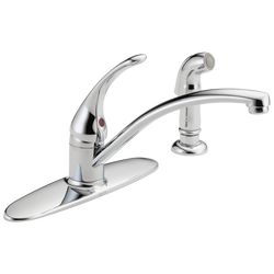 Two Handle Widespread Bathroom Faucet in Chrome B3596LF | Delta Faucet