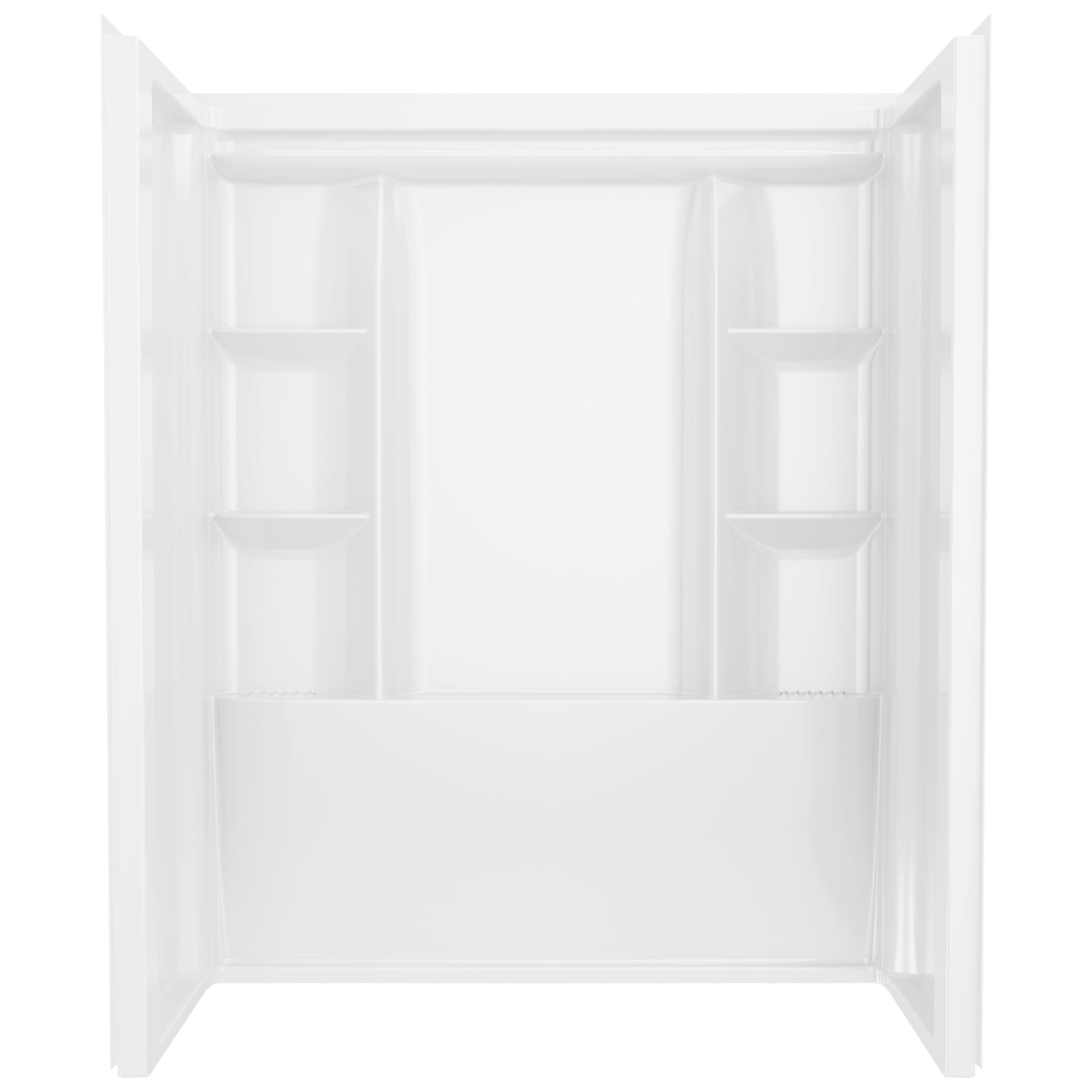 EverEdge Shower Wall 60x32" in High Gloss White B12207-6032-WH | Delta ...