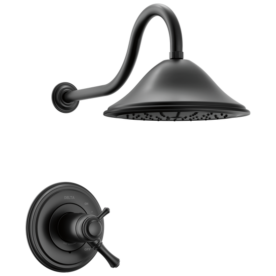 17T Series Thermostatic Shower Trim in Matte Black T17T297-BL | Delta ...