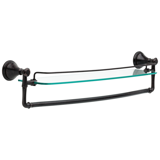 24" Glass Shelf with Removable Bar in Venetian Bronze 79711-RB | Delta ...