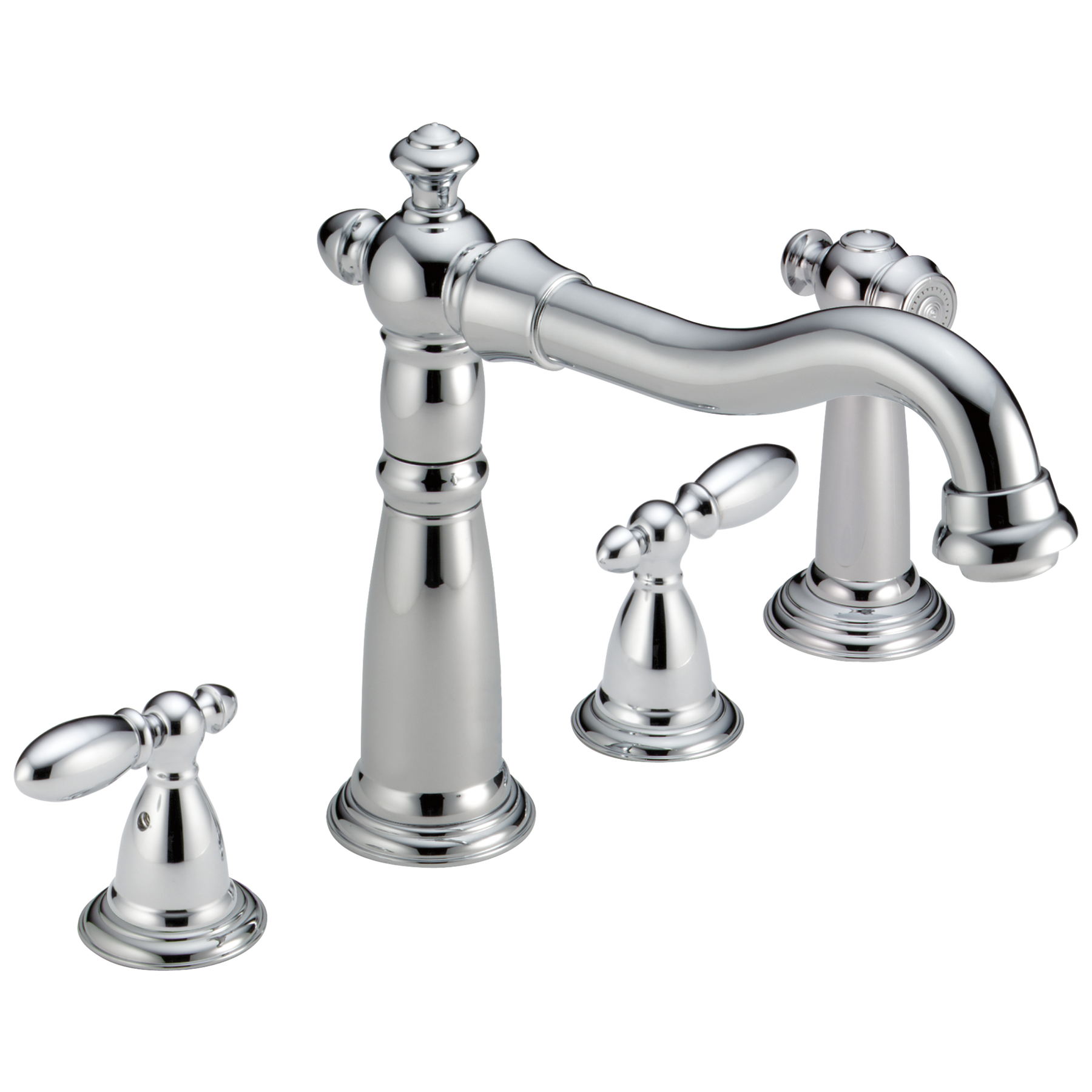 Two Handle Kitchen Faucet with Spray