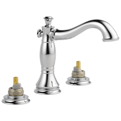 Single Handle Channel Bathroom Faucet in Polished Nickel 598LF-PNMPU ...
