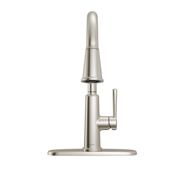 Pull-Down Kitchen 1 Handle with Soap Dispenser Bundle in Stainless FVS2 ...