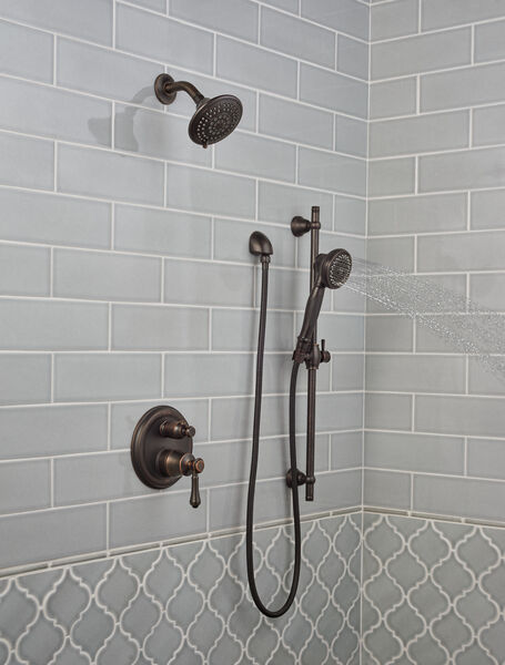 Premium 3-Setting Slide Bar Hand Shower in Venetian Bronze 57021-RB ...