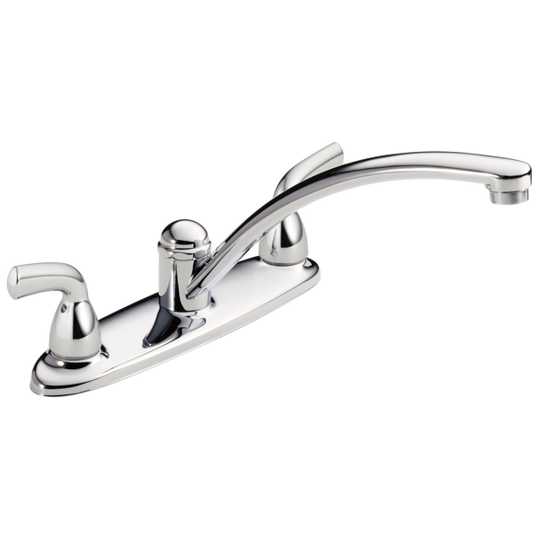 Two Handle Kitchen Faucet in Chrome B2310LF | Delta Faucet