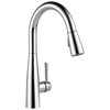 Single Handle Pull-Down Kitchen Faucet in Chrome 9113-DST | Delta Faucet